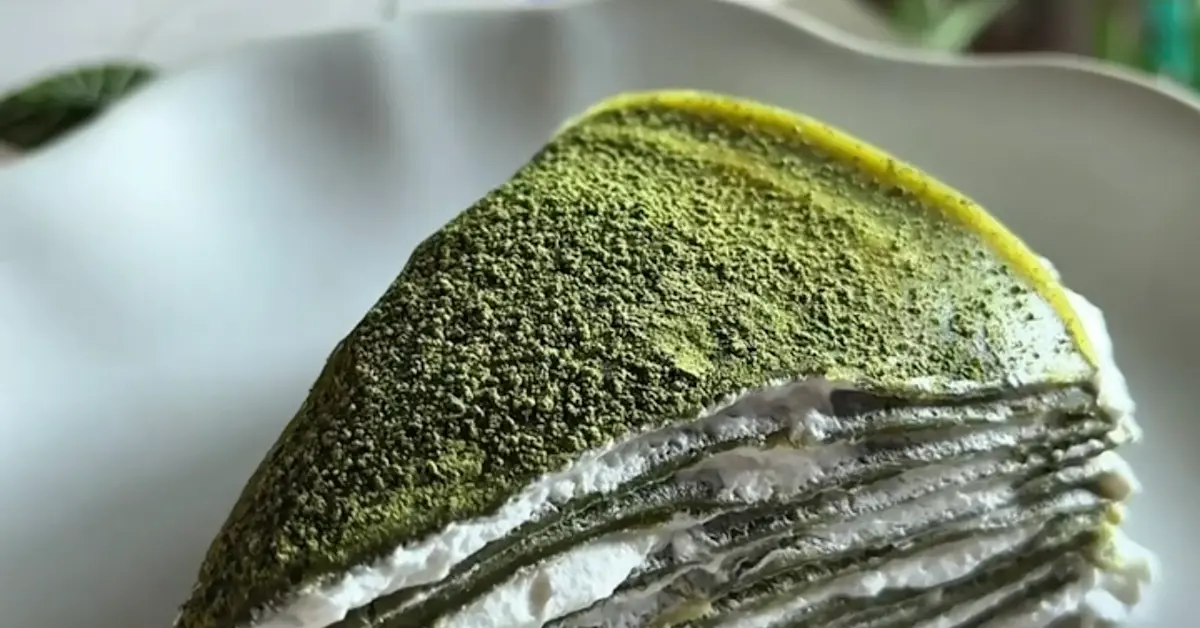 Torta mille crêpes al matcha Ricetta | Cucina Botanica